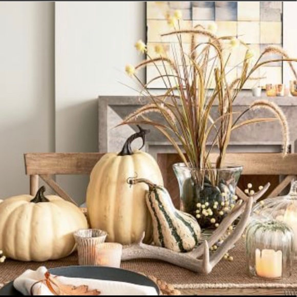 Pottery Barn | Accents | Pottery Barn Recycled Glass Small Pumpkin ...